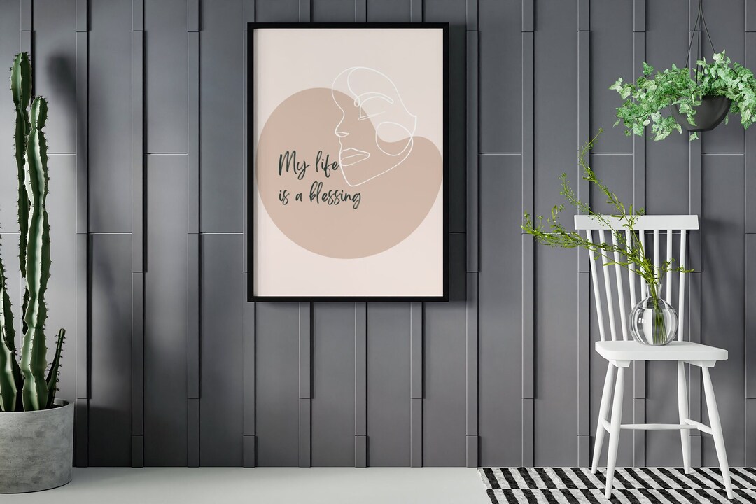AFFIRMATION, Printable Wall Art, Inspirational Quote, Positive Quotes ...