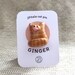 Orange Cat Pin, Polymer Clay Cat Pin, Cat Lovers Present, Miniature ...