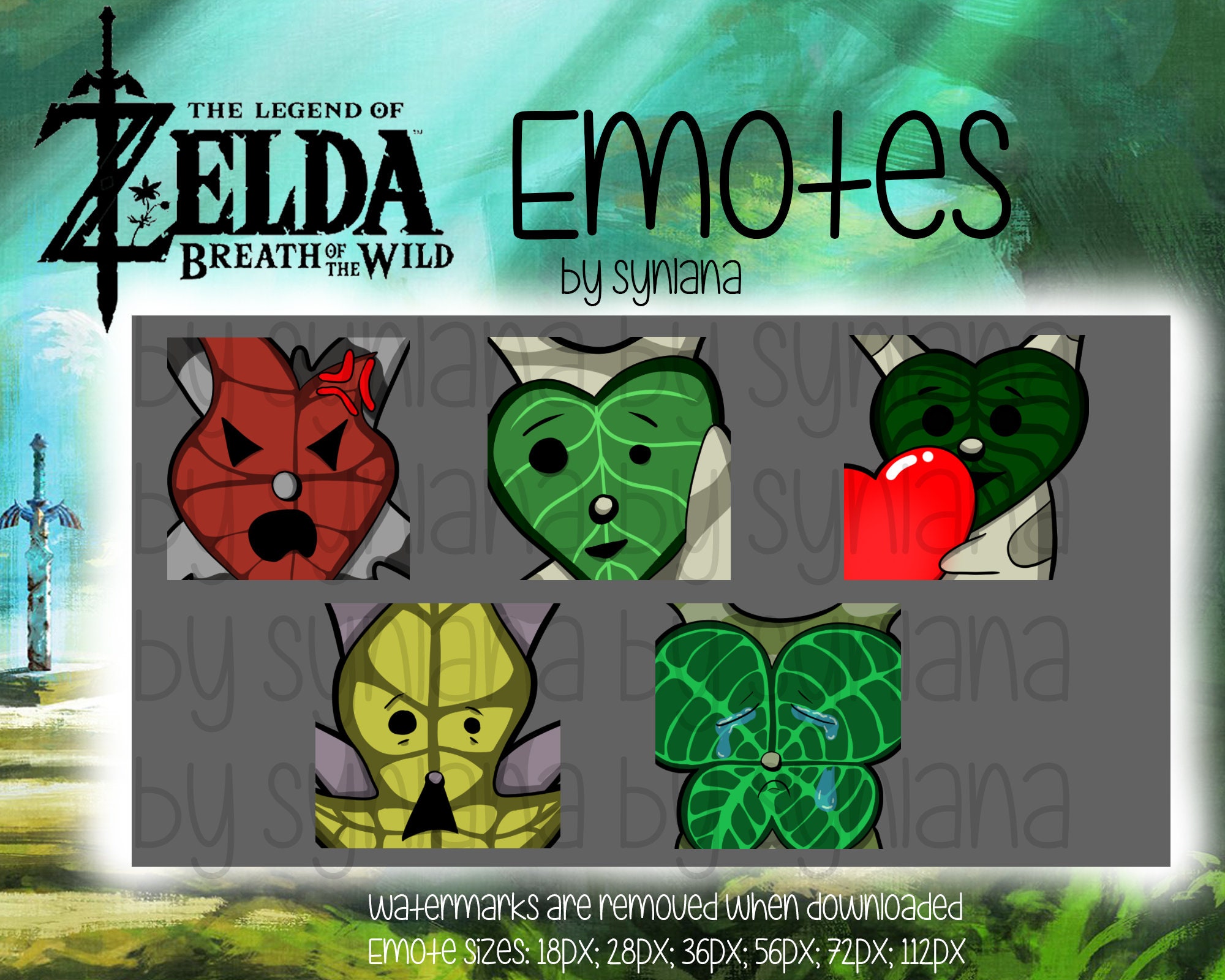 Cute Zelda Krog Emotes/badges for Twitch, Youtube, Discord - Etsy