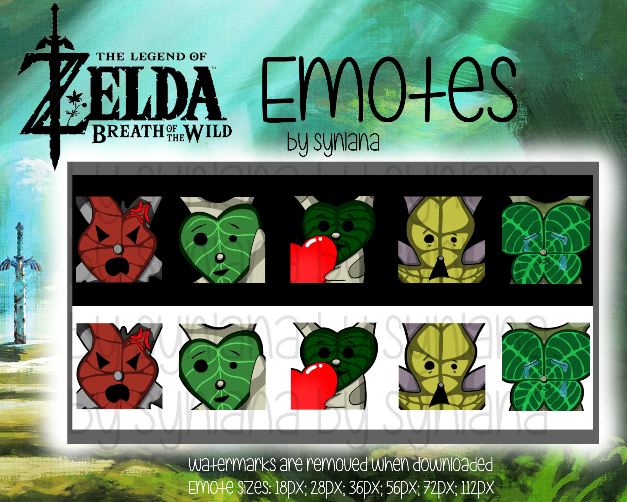 Cute Zelda Krog Emotes/badges for Twitch, Youtube, Discord - Etsy