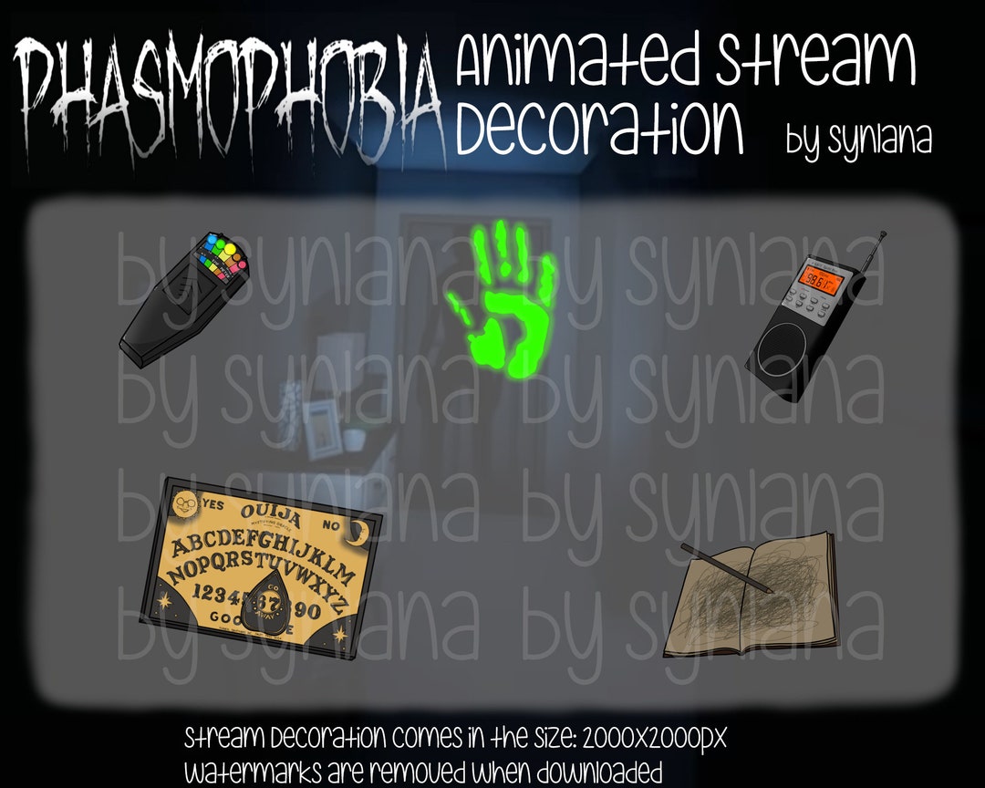 Phasmophobia Item as Stream Decoration for Twitch, Youtube, Discord - Etsy