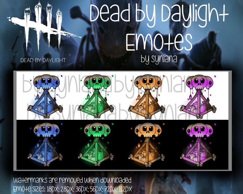 DBD Cute Totem Emote and Badges for Twitch Youtube Discord - Etsy