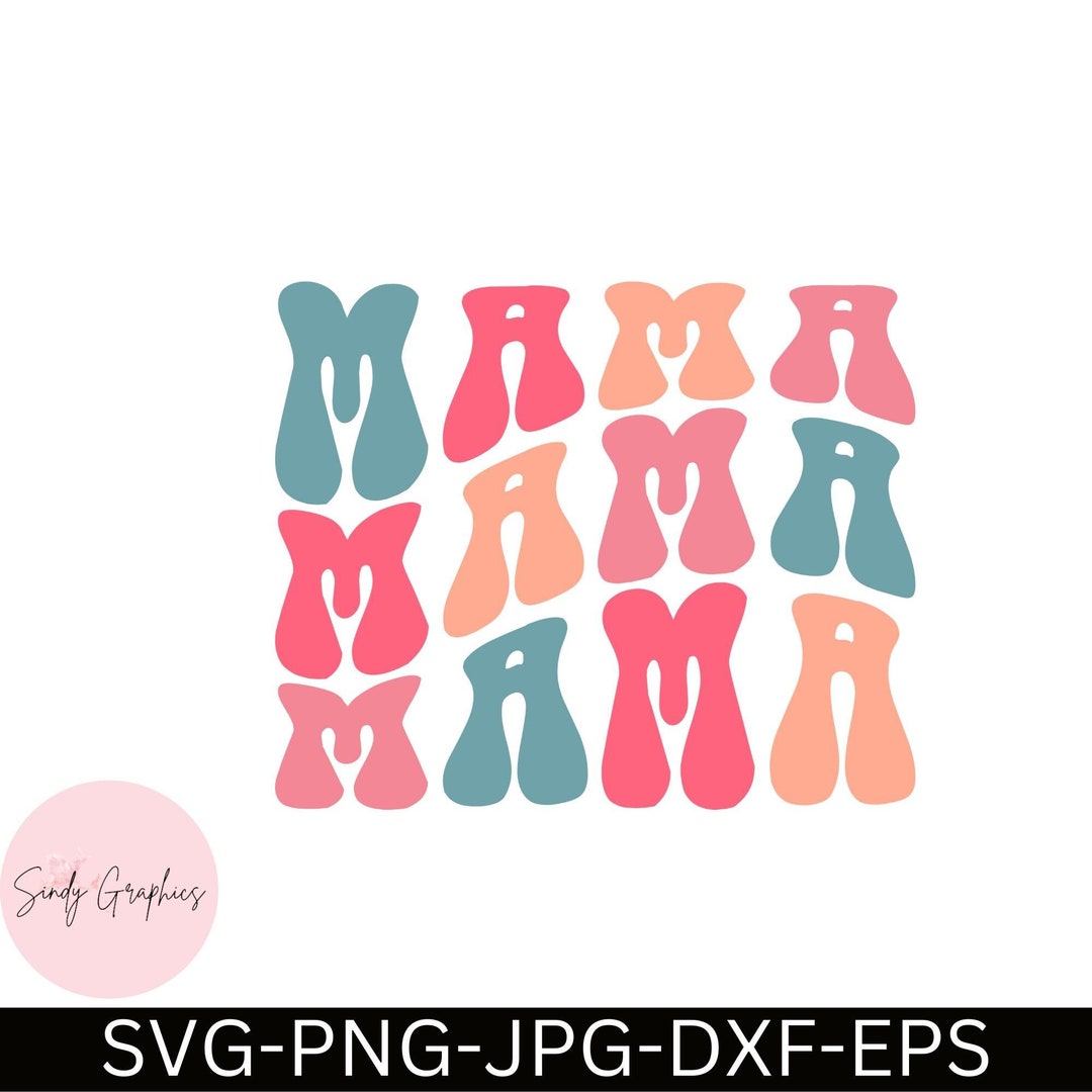 Retro Mama Svg Mama Svg Mom Life Svg Leopard Mama Svg Mama Etsy Australia