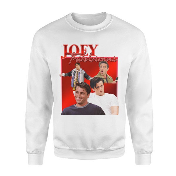 JOEY TRIBBIANI Homage Sweatshirt, Graphic Printed Jumper, Vintage ...