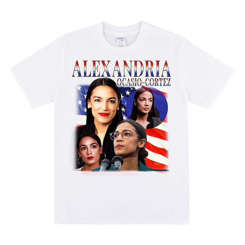ALEXANDRIA OCASIO-CORTEZ Homage T-shirt, Aoc Election Tshirt, Gift for ...