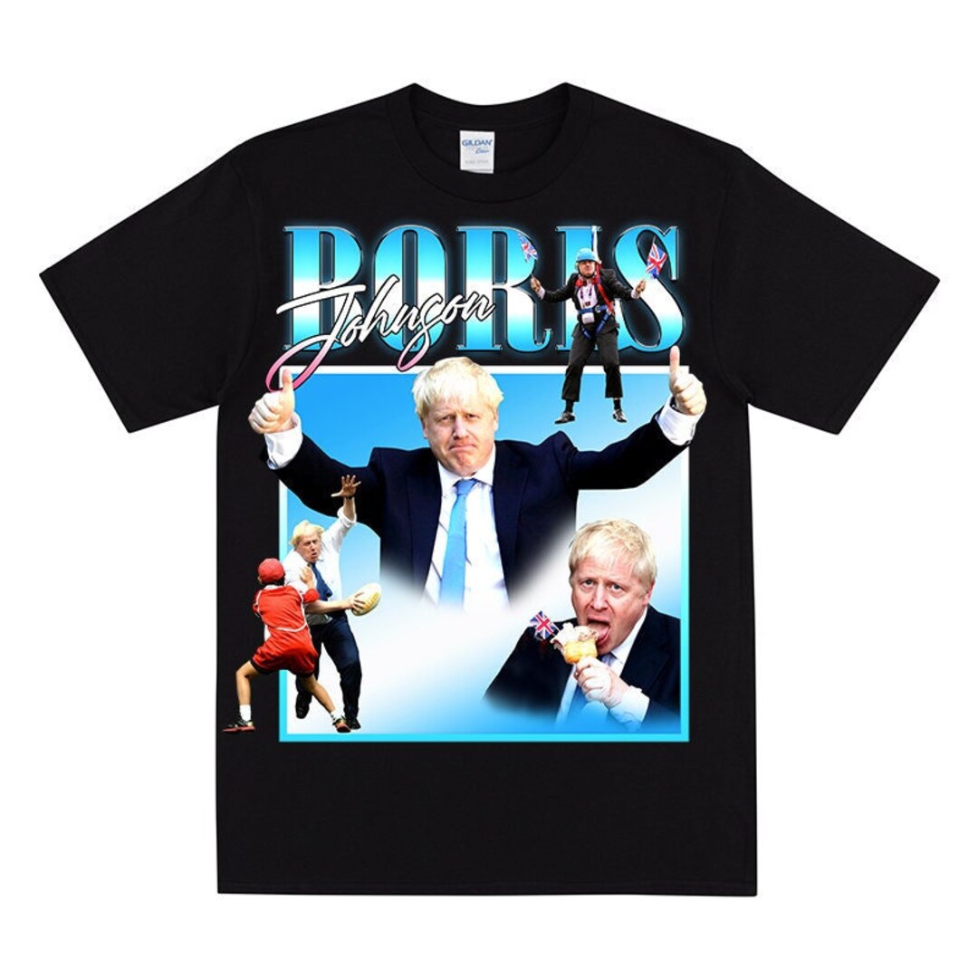 BORIS JOHNSON Homage T-shirt for Boris Fans, Gift for BREXIT Supporters ...