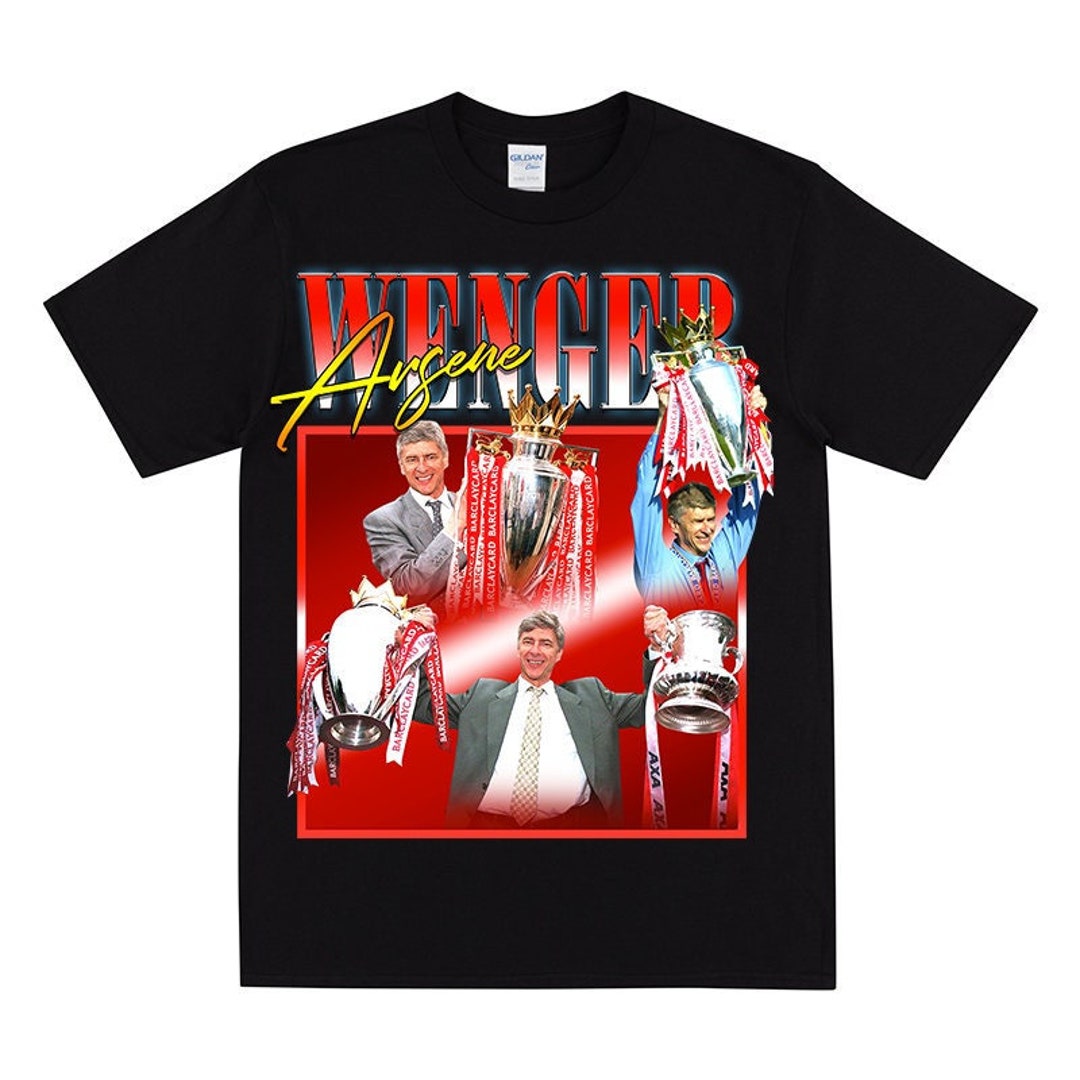 ARSENE WENGER Homage T-shirt, Vintage Football Shirt, Football Themed ...