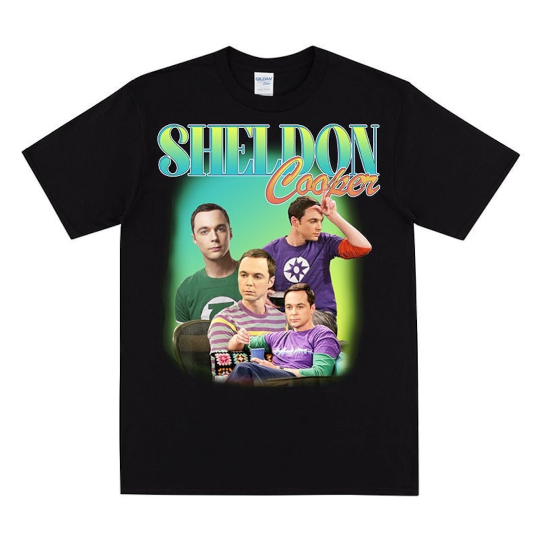 SHELDON COOPER Homage T Shirt, Funny Sheldon Tee, Gift for Scientists ...
