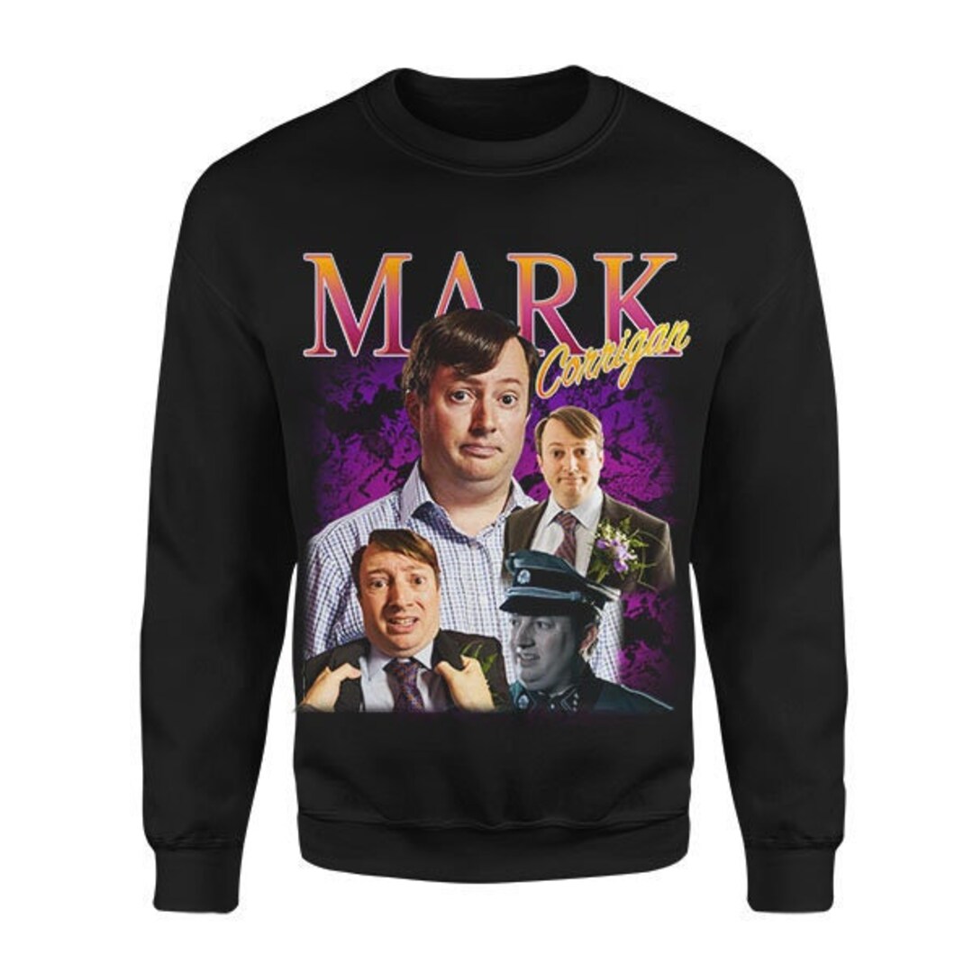 MARK CORRIGAN Homage Sweatshirt, for Peep Show Fans, Retro Jumper ...