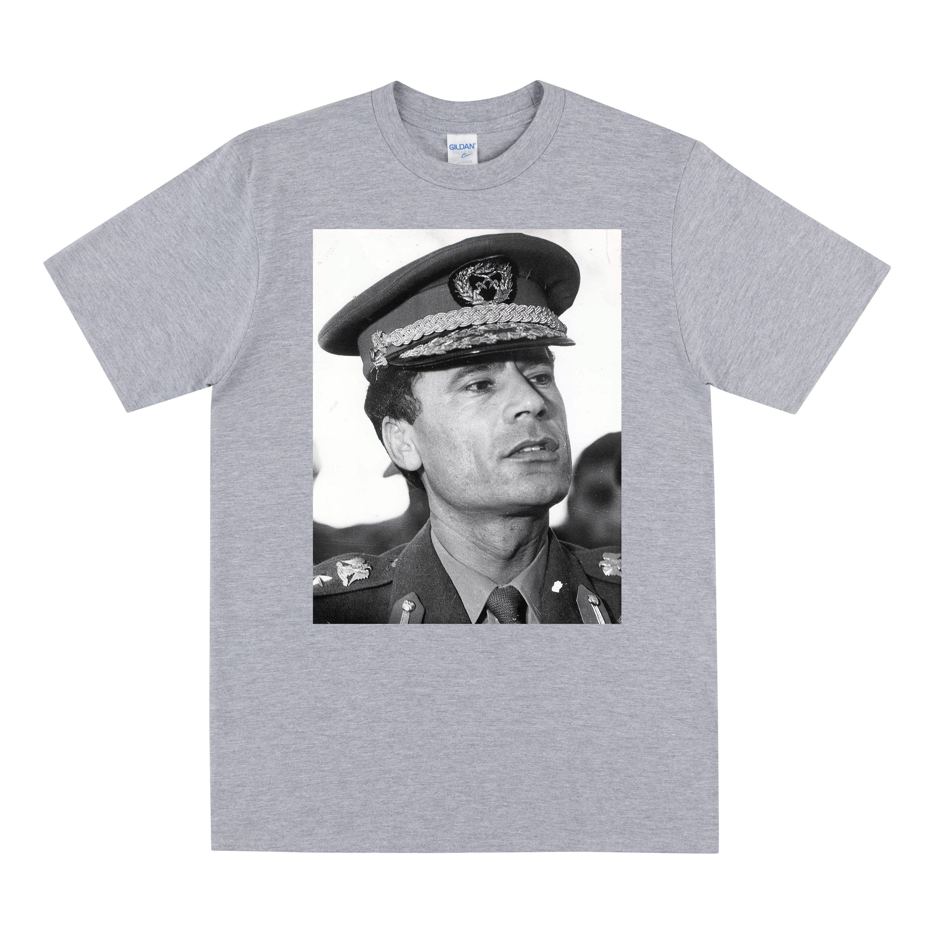 GADDAFI T-shirt, Maummar Gaddafi T Shirt, Hand Printed Tshirt of ...