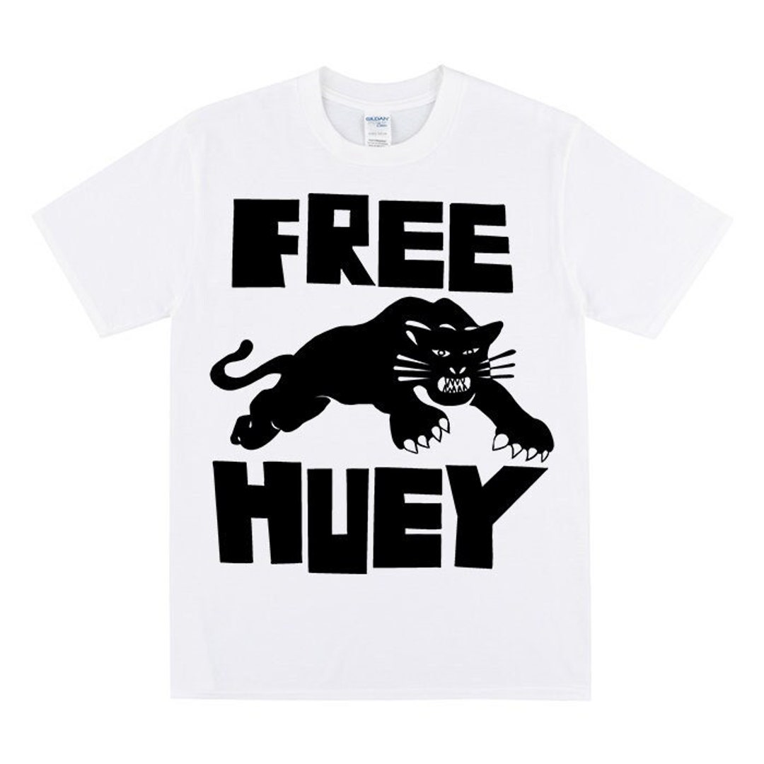 FREE HUEY T Shirt, the Black Panther Party Leader, Free Huey Newton ...
