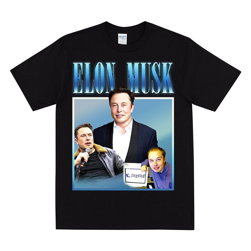 ELON MUSK Homage T-shirt, Elon Musk T Shirt, Vintage Tshirt of Elon ...