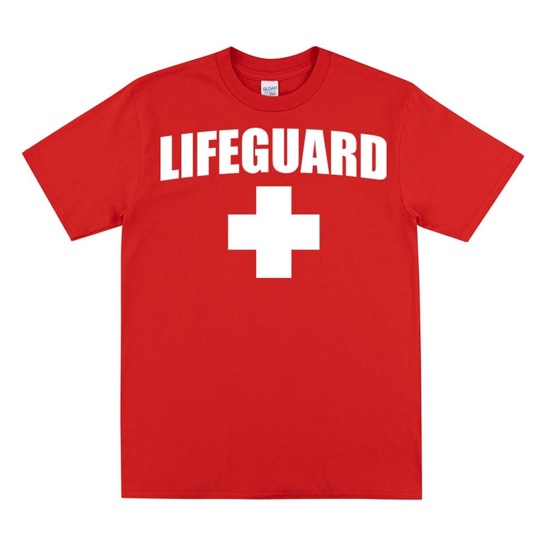 LIFEGUARD T-shirt, Lifeguard Costume, Unisex Fancy Dress Shirt, Funny ...
