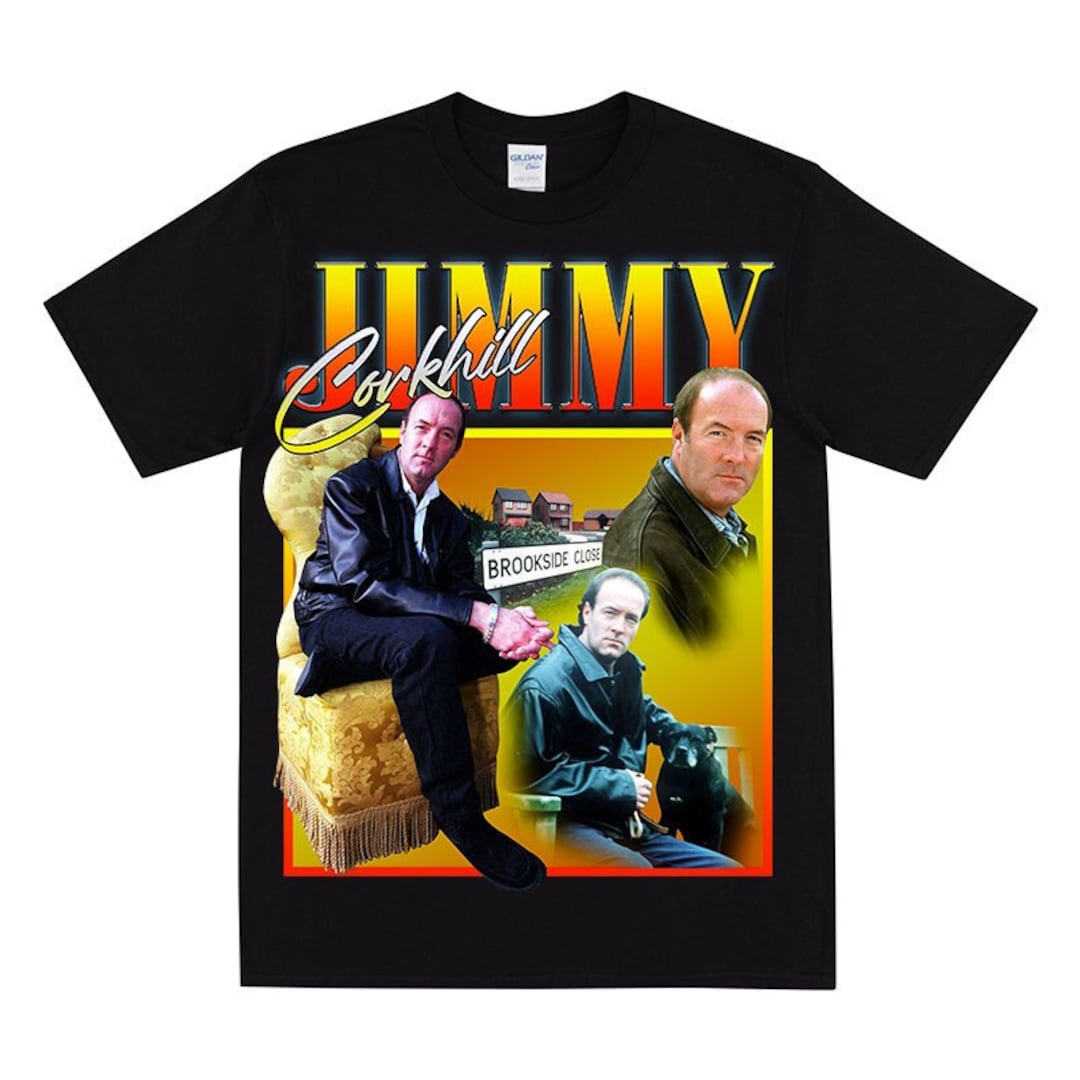 JIMMY CORKHILL Homage T-shirt for Brookside Fans, 80s British Pop ...