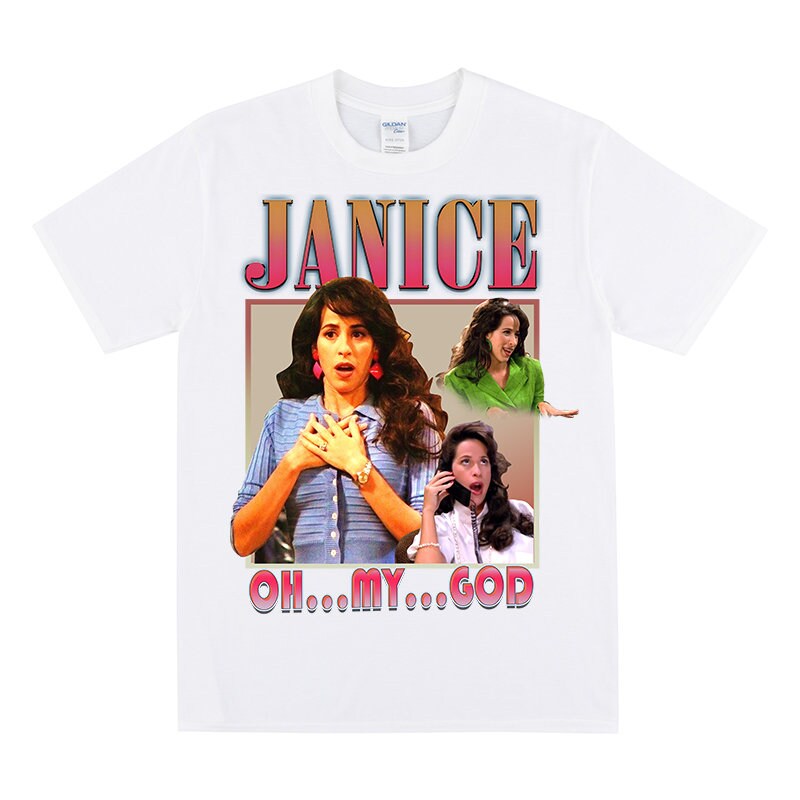 JANICE Homage Tshirt, Oh My God, Funny Gift for Women, Oversized T ...