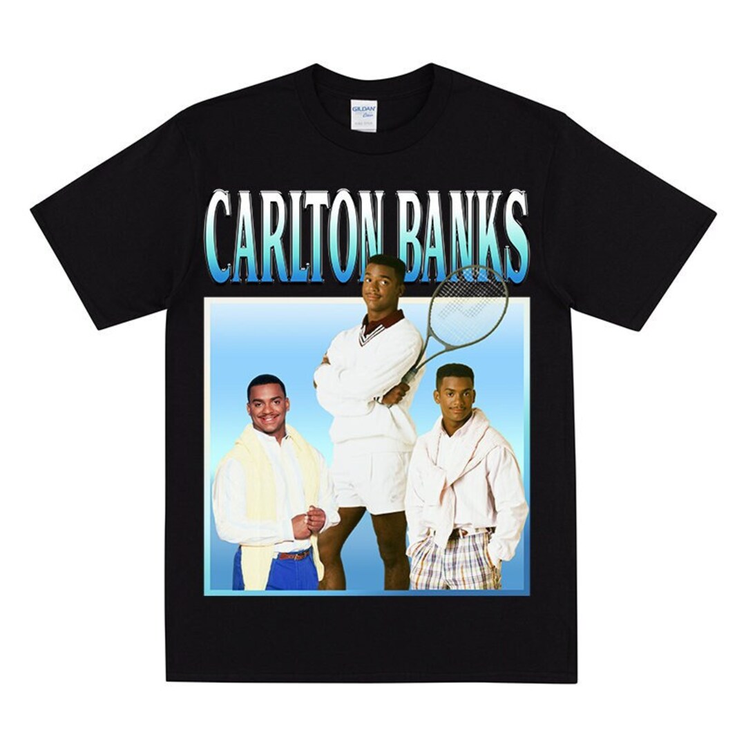 CARLTON BANKS Homage T-shirt, Carlton From Fresh Prince Tshirt, Vintage ...