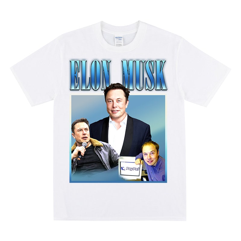 ELON MUSK Homage T-shirt, Elon Musk T Shirt, Vintage Tshirt of Elon ...