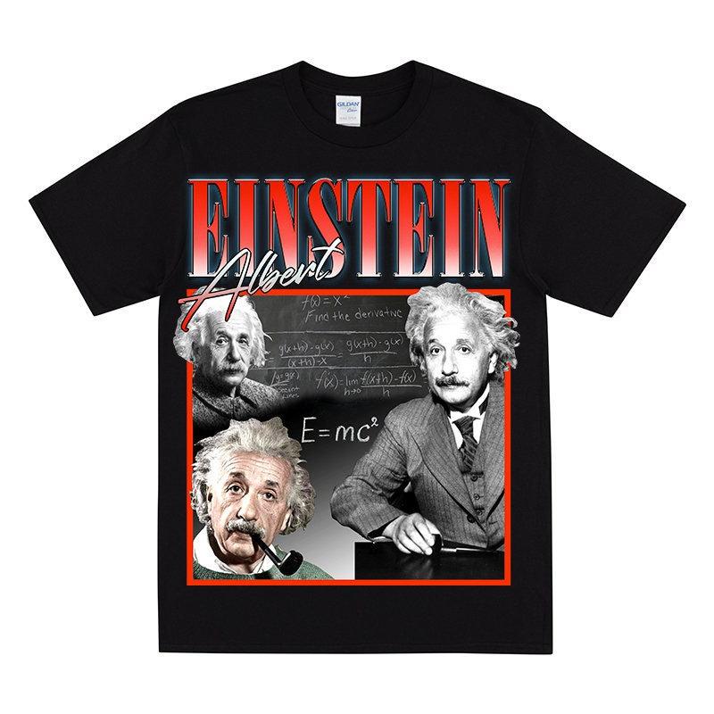 ALBERT EINSTEIN Homage T-shirt, Science Inspired Shirt, Gift for Science Major, E Mc2 Tshirt ...