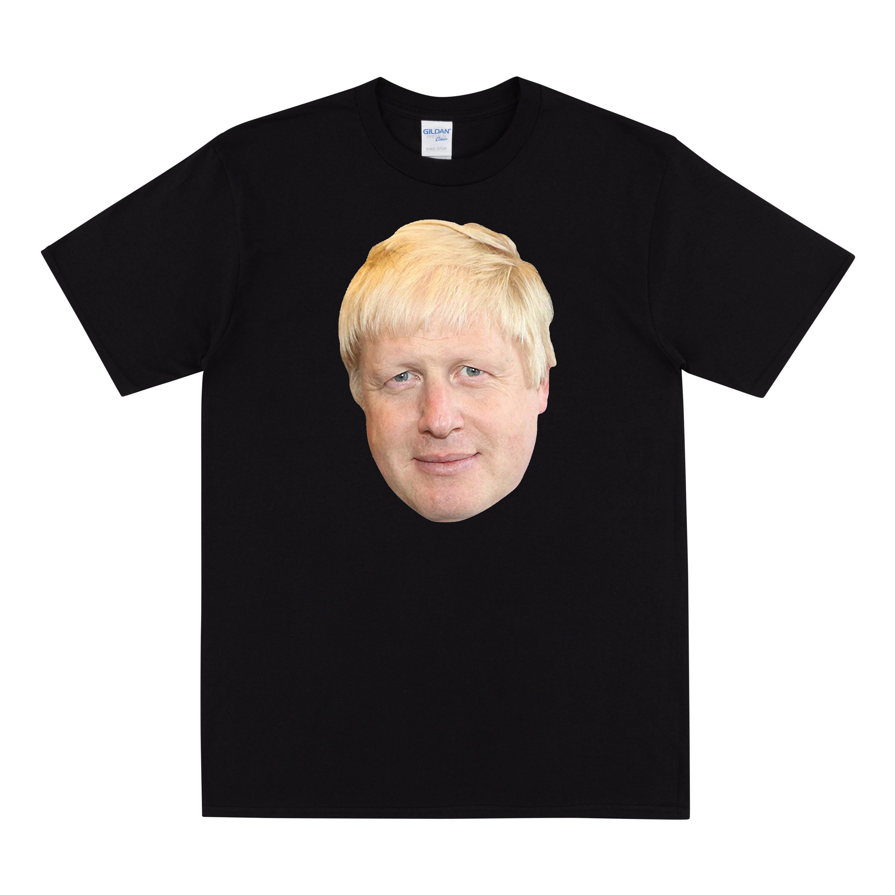 BORIS JOHNSON FACE T-shirt, Funny Boris Johnson T Shirt, Tshirt With ...