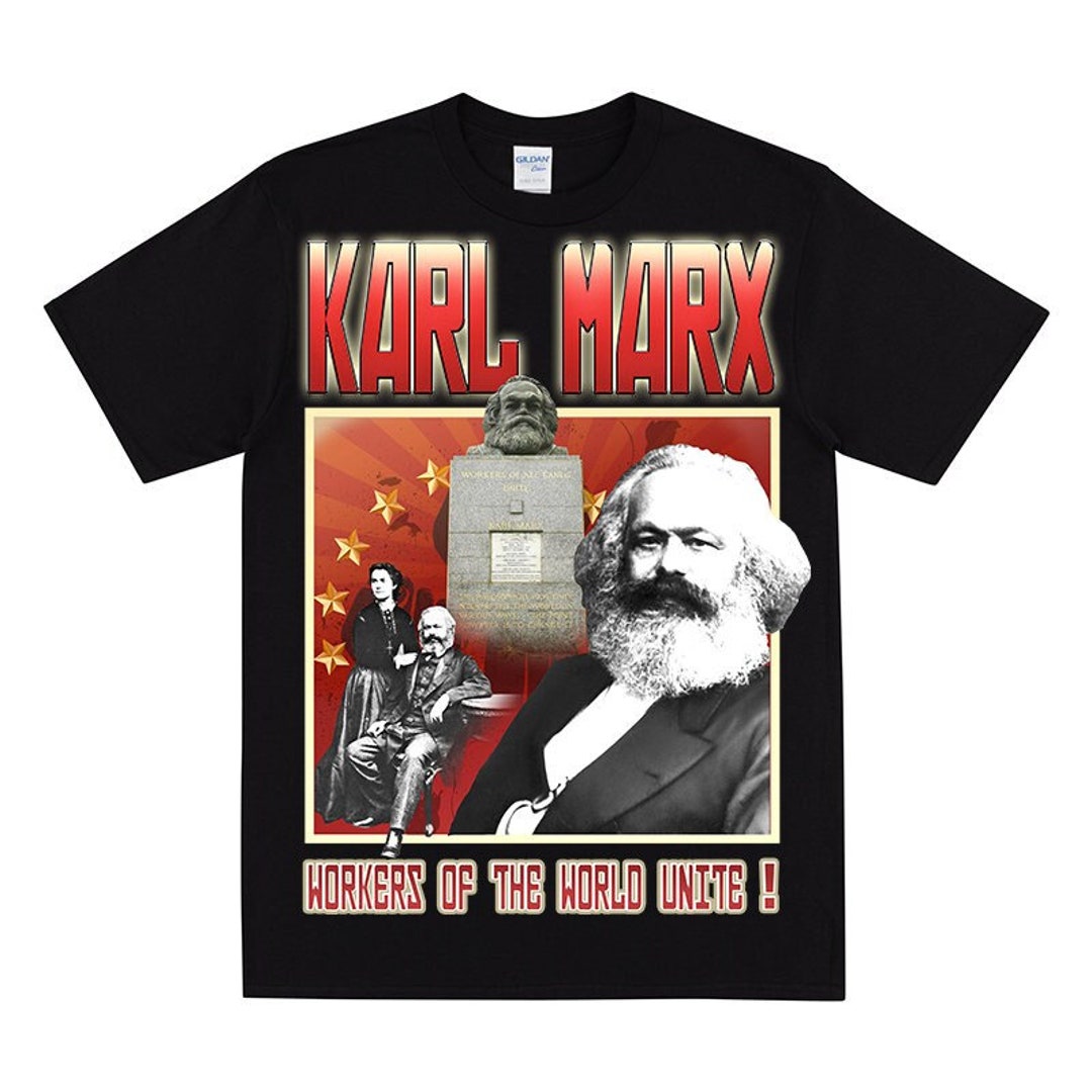 KARL MARX Homage T-shirt, Gift for Socialists, Funny Communist T Shirt ...