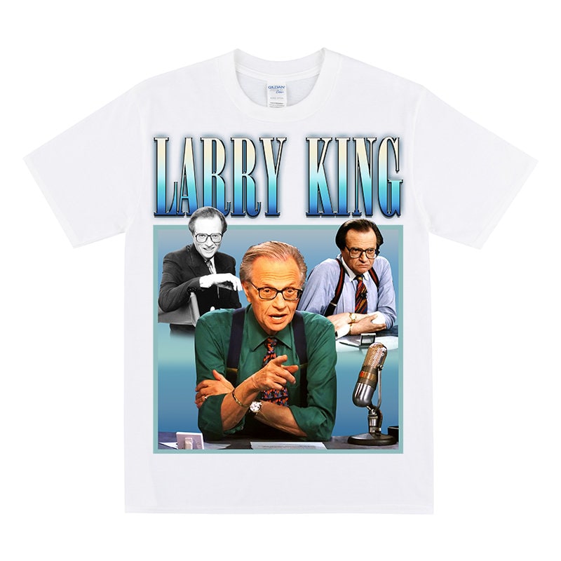 LARRY KING Homage T-shirt for Men & Women, Larry King Bootleg Tshirt ...