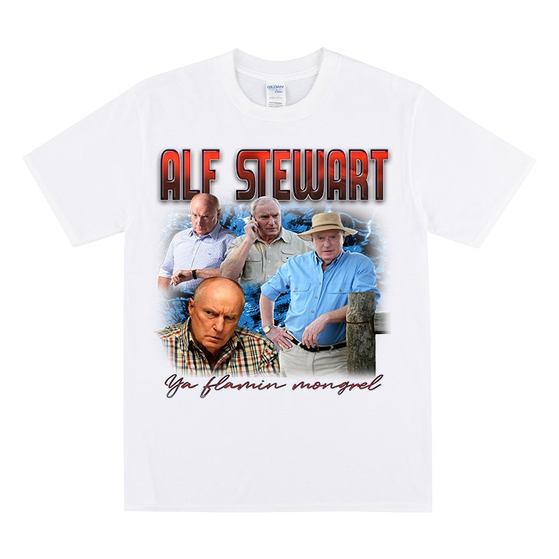 ALF STEWART Homage T-shirt, for Australian Soap Opera Fans, You Flamin ...