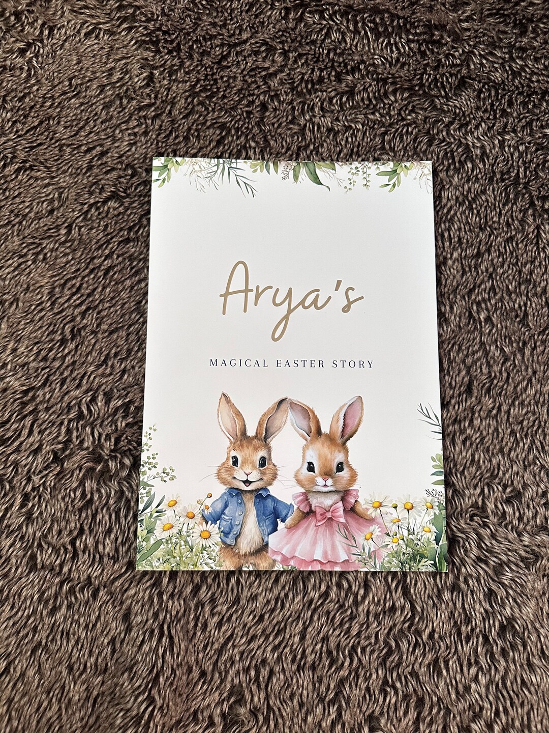 Personalised Easter Story Booklet | Easter Story | Easter Bunny Booklet ...