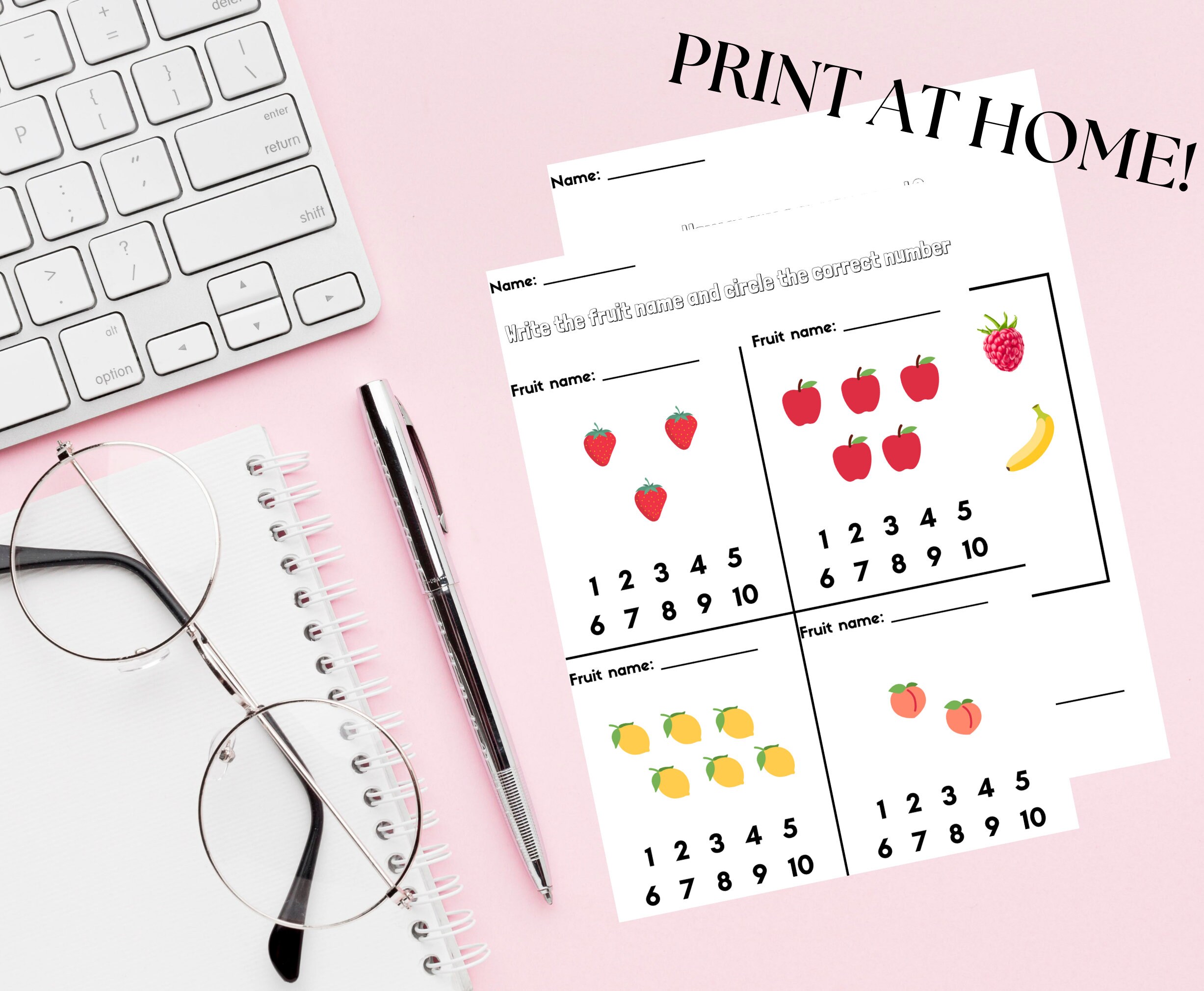 Educational Worksheets | Numbers Worksheets | Circle the Number | Learn ...