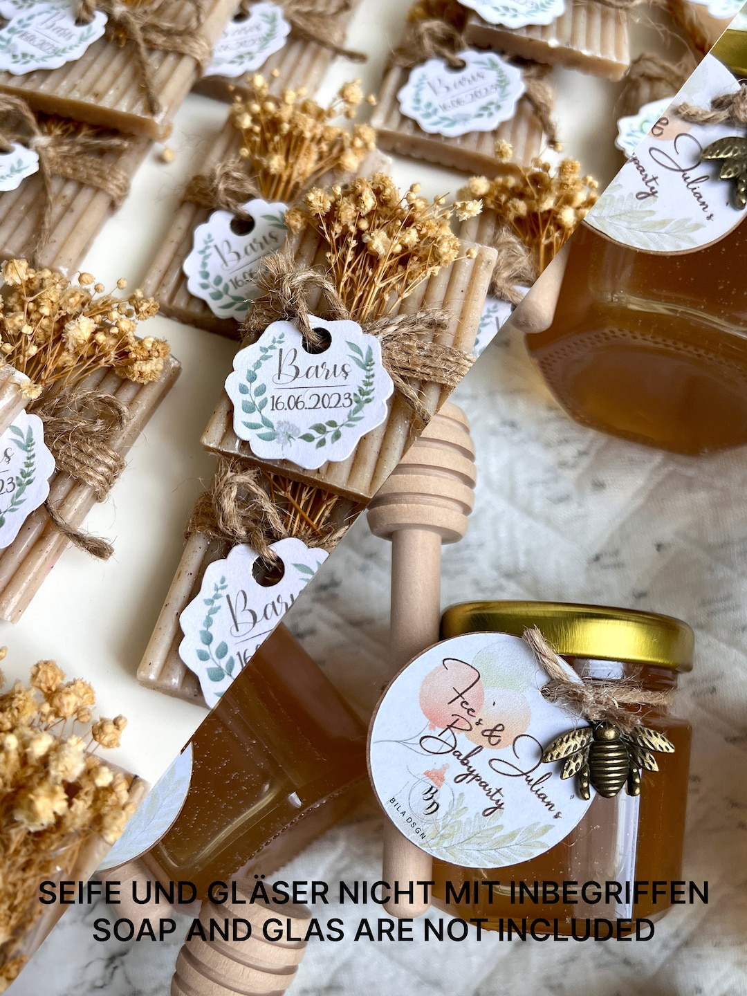 Personalized Labels Favors Baby Birth Wedding Family Name Birthday ...