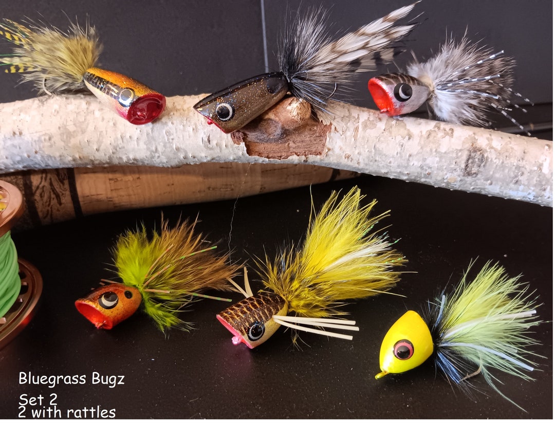 Custom Poppers and Bugs for Fly Fishing - Etsy