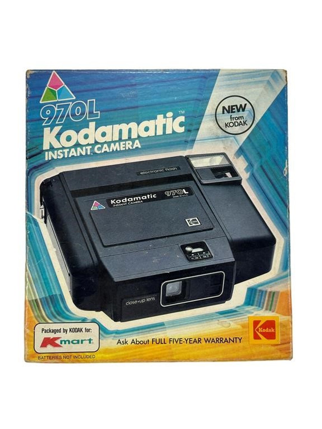 Vintage Kodak 970L Kodamatic Instant Camera WORKS Still in - Etsy