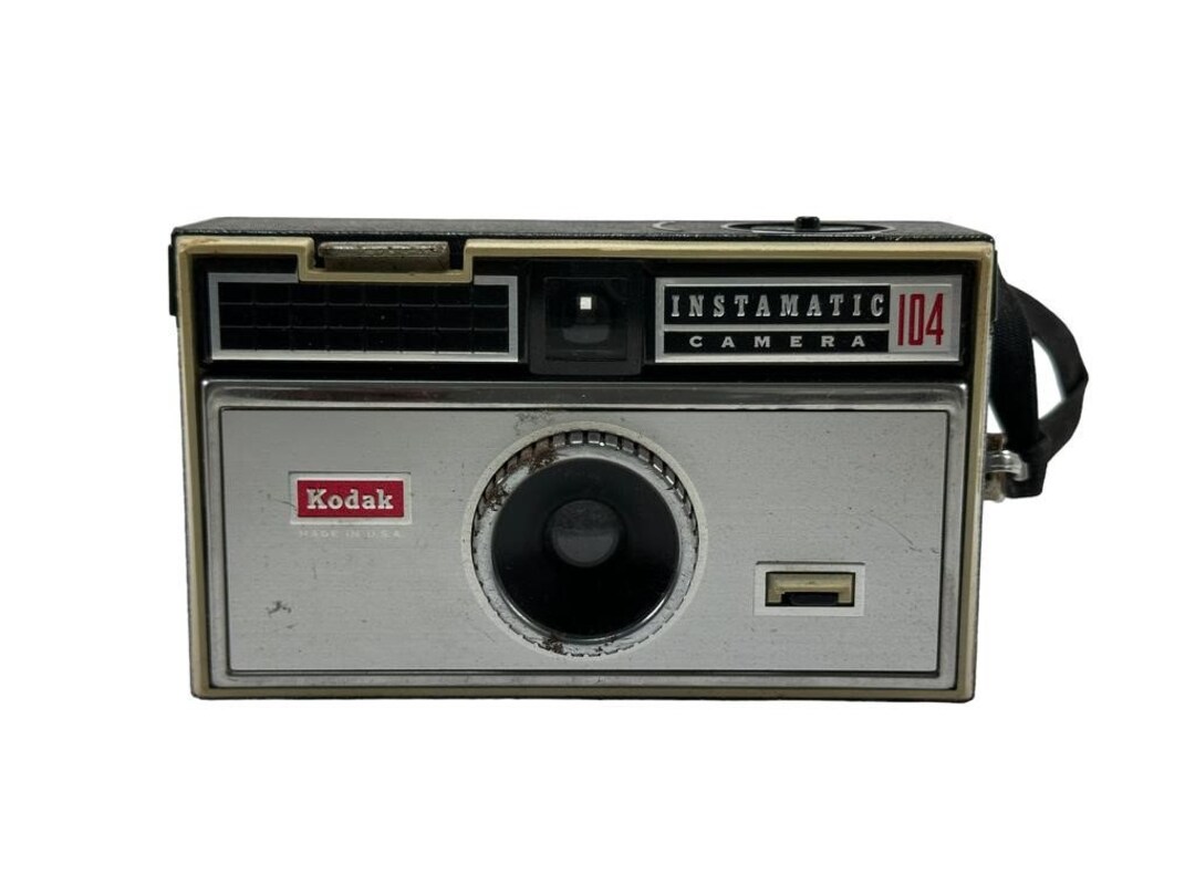 Vintage Kodak Instamatic 104 Camera, 126mm Film, Film Camera, Retro ...