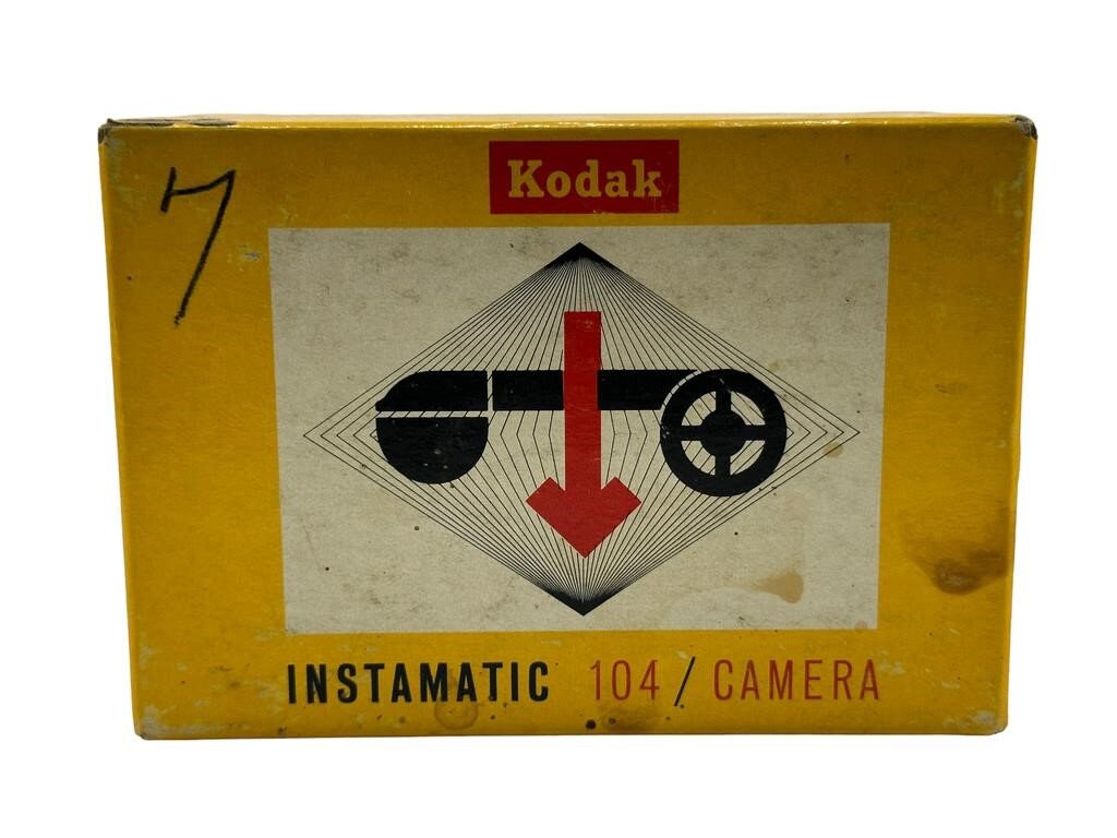 Vintage Kodak Instamatic 104 Camera, 126mm Film, Film Camera, Retro ...