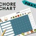 Chore Chart, Pirate Theme, Kids Chore Chart, Chore Chart Printable ...