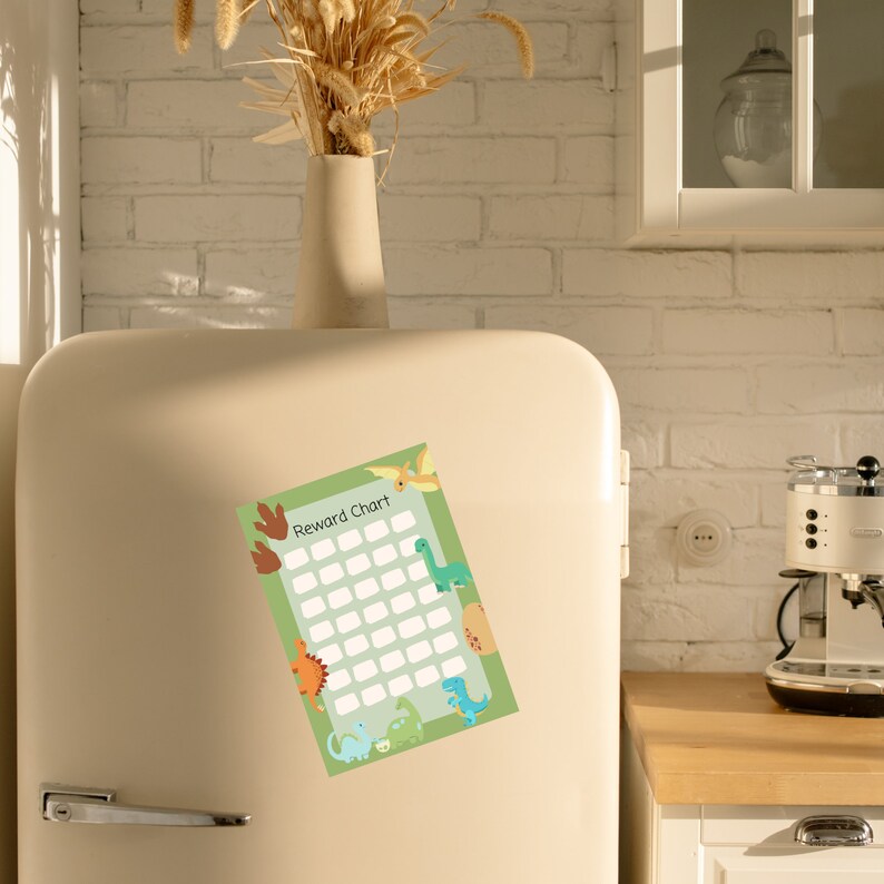 Dinosaur Themed Chart, Reward Chart for Kids, Behaviour Chart for ...