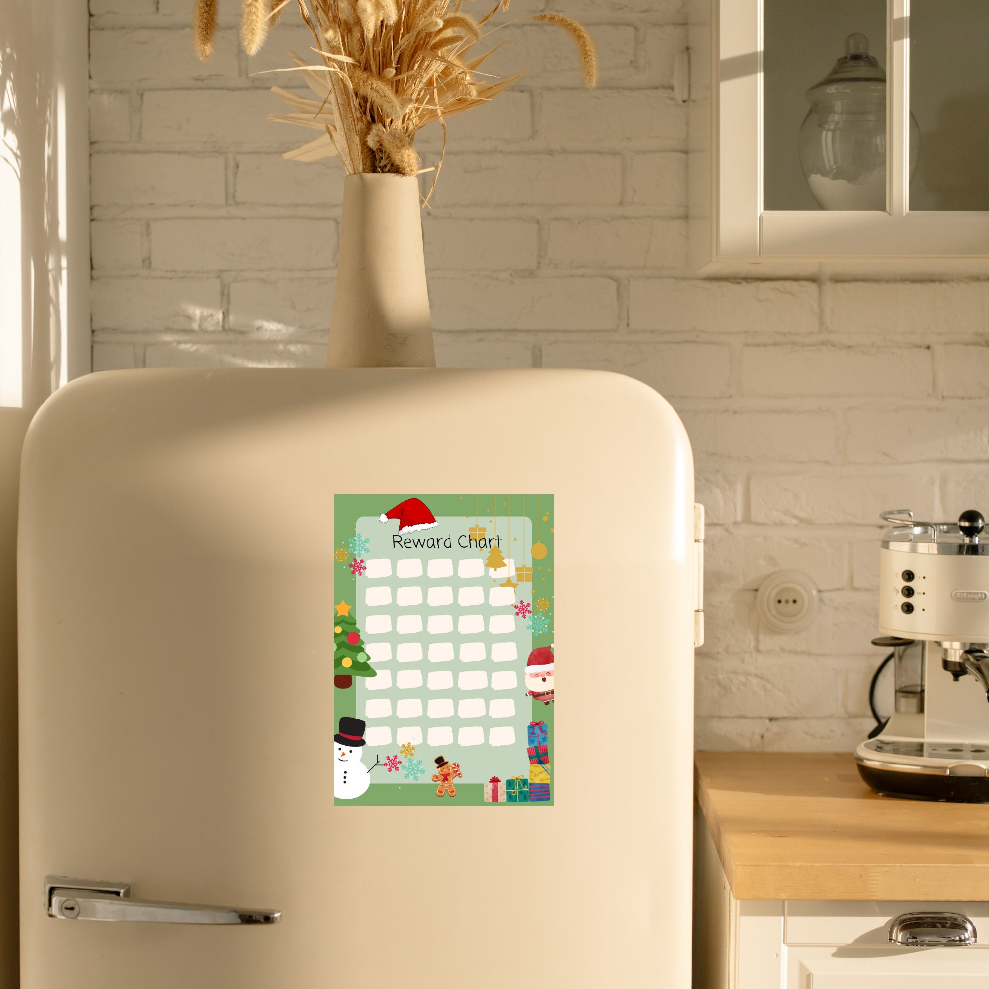 Christmas Reward Chart, Behaviour Chart for Kids, Reward Chart ...