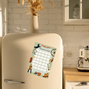 Cowboy Themed Chart, Reward Chart for Kids, Behaviour Chart for ...