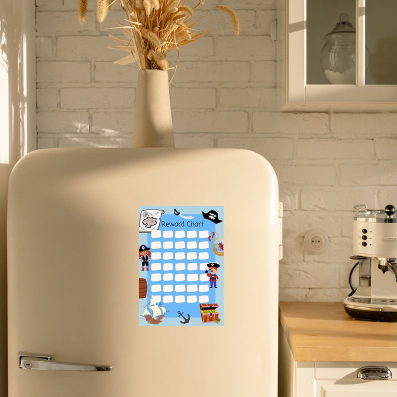 Pirate Themed Chart, Reward Chart for Kids, Behaviour Chart for ...