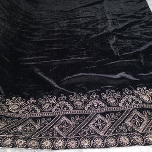 Embrioded Velvet Shawl/bridal Shawl/wedding Gift/groom Shawl - Etsy