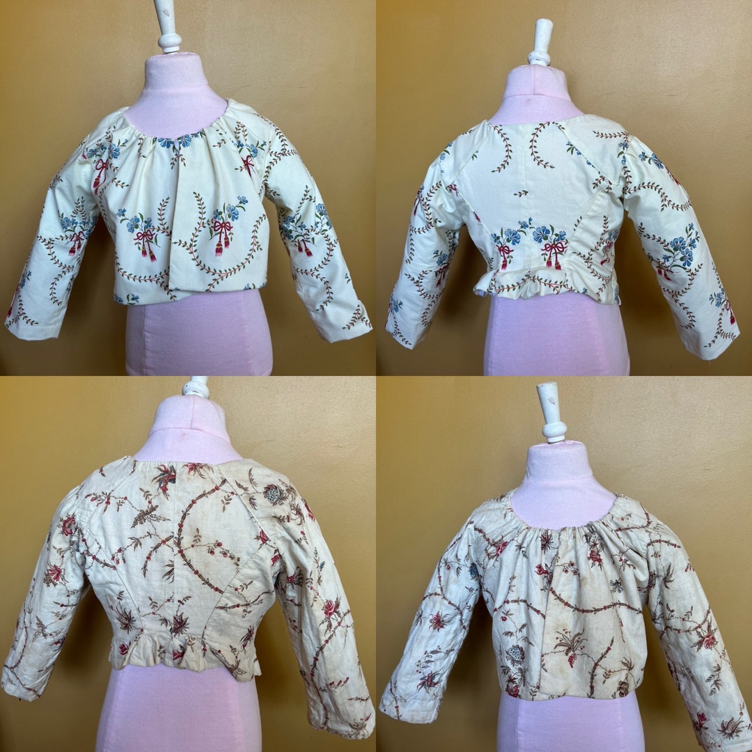 18th Century Children's Caraco Pattern Size 6/14 French - Etsy