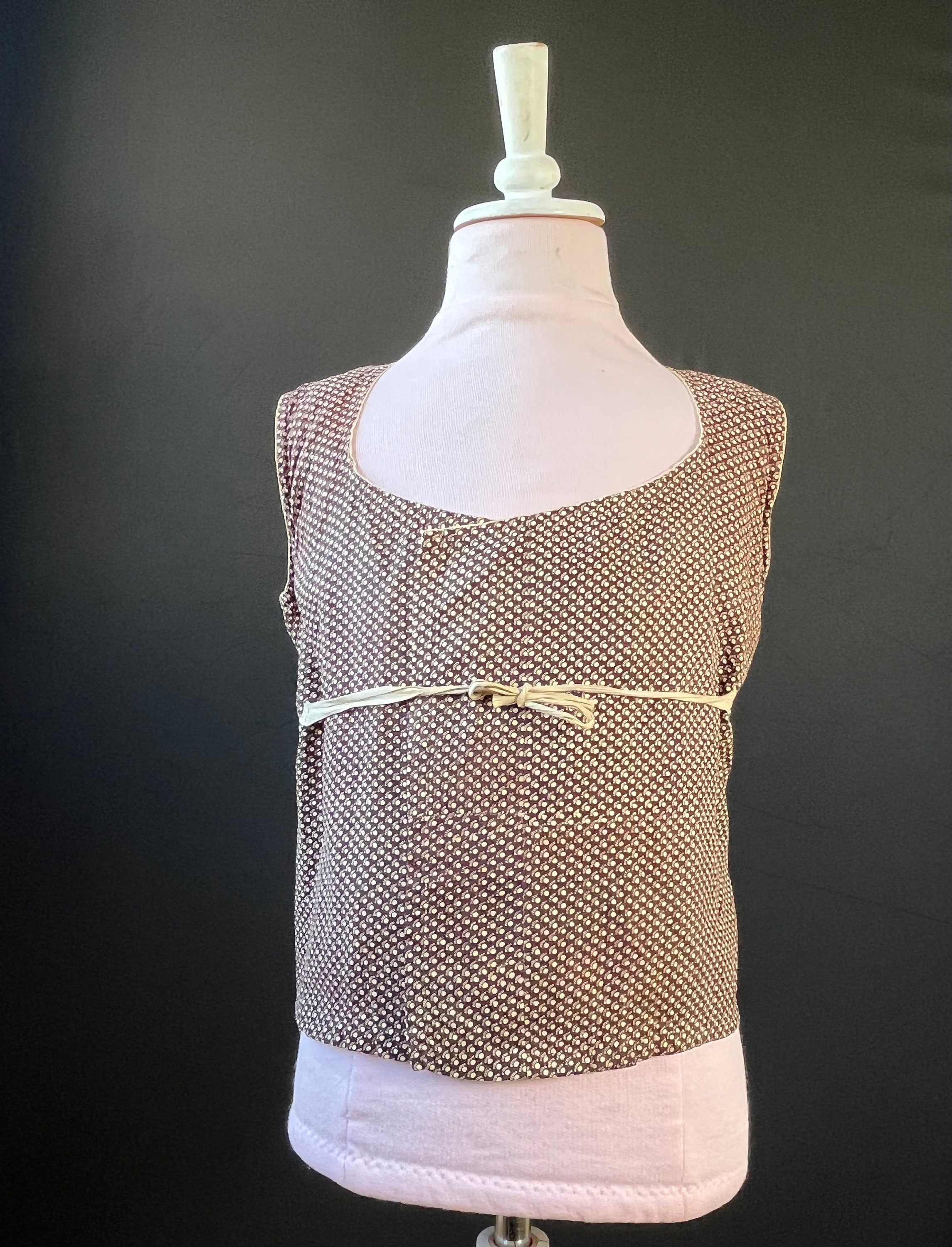 18th Century Children’s Soft Bodice, Provence Revolution 1790 Georgian ...