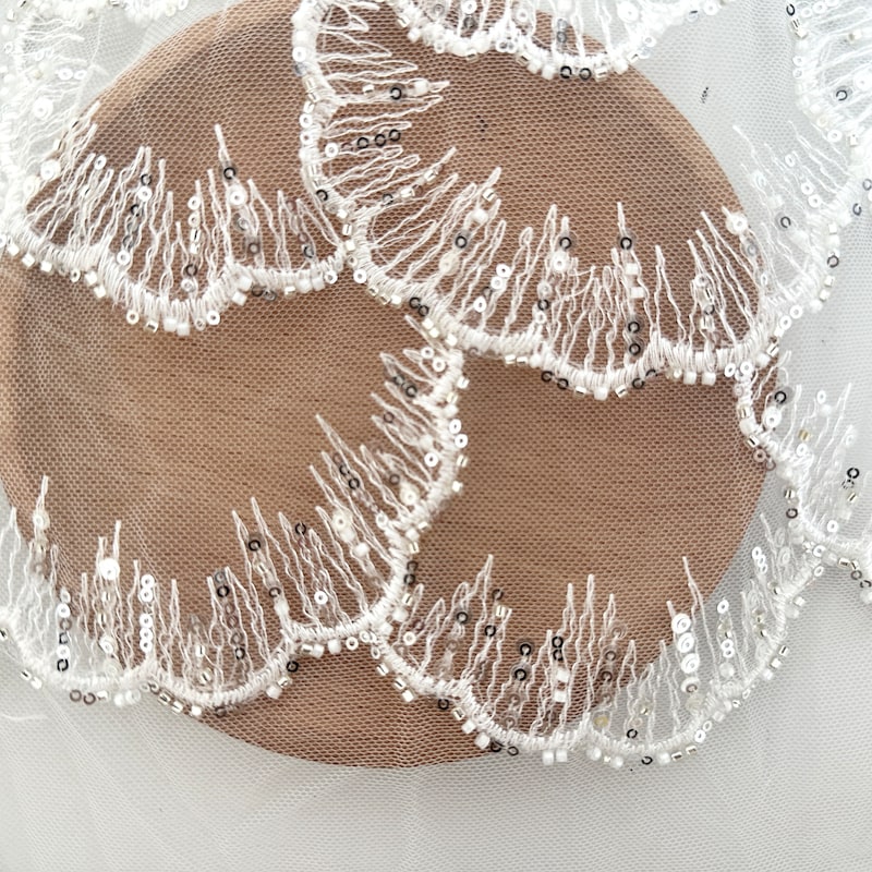 Fish Scale White Fabric - Etsy