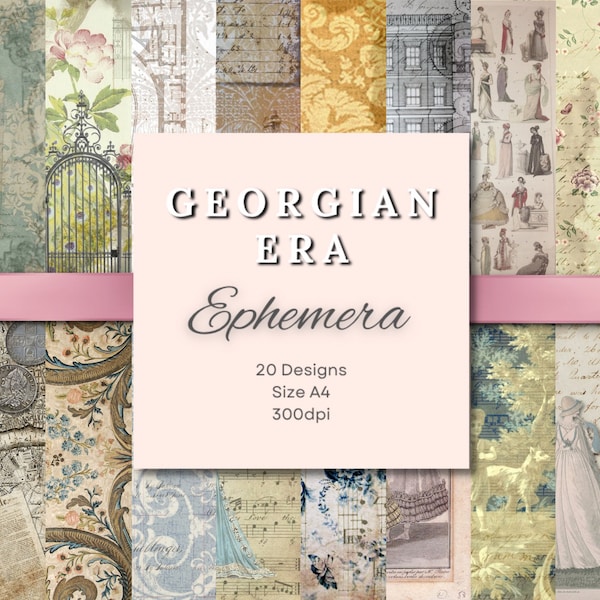 Georgian Wallpaper - Etsy UK