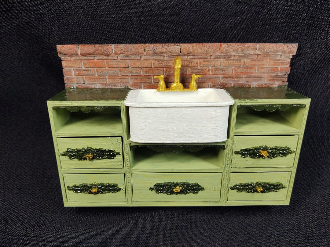 5.5" Farmhouse Kitchen Sink-brick, Stone, Unfinished - Etsy