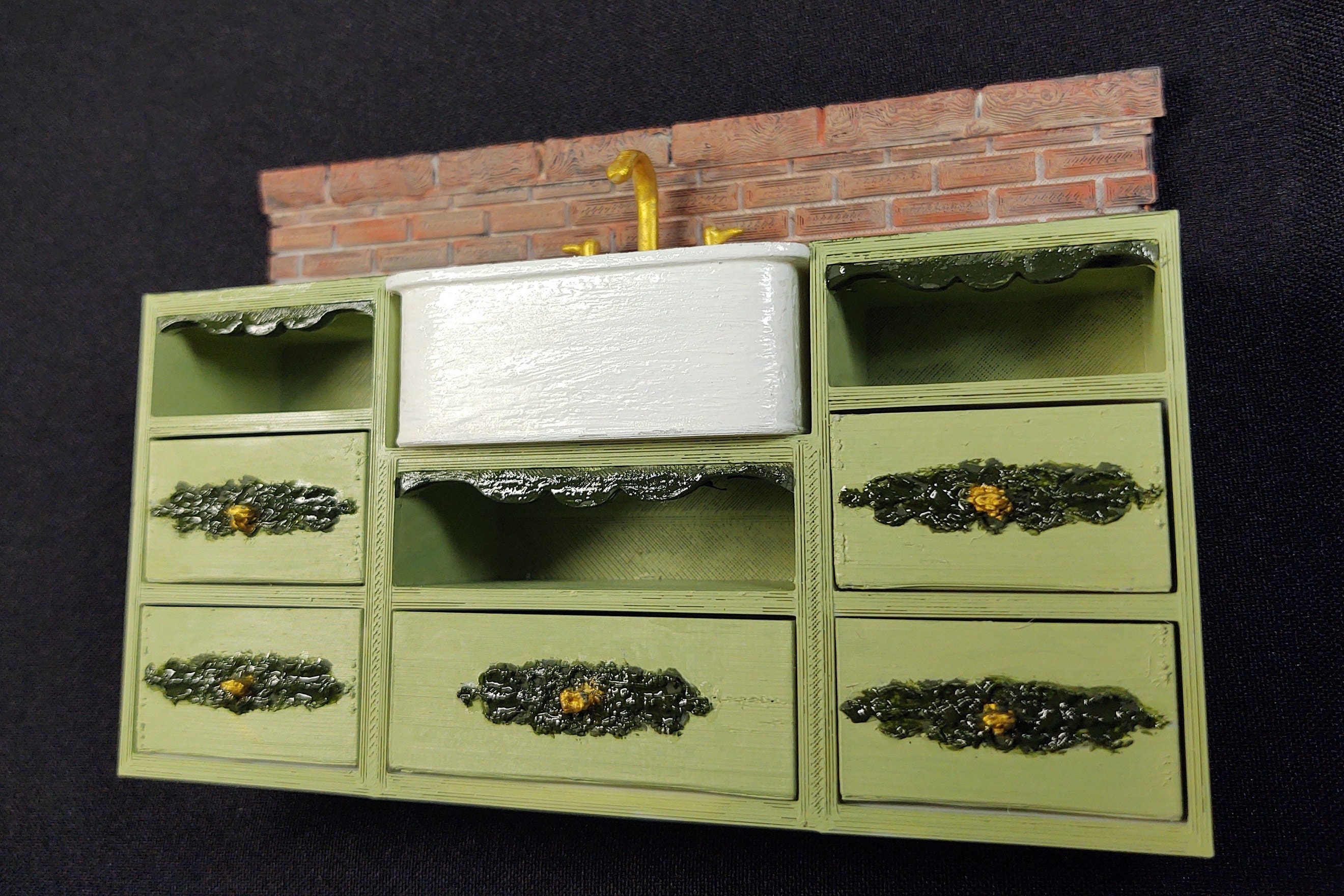 5.5" Farmhouse Kitchen Sink-brick, Stone, Unfinished - Etsy