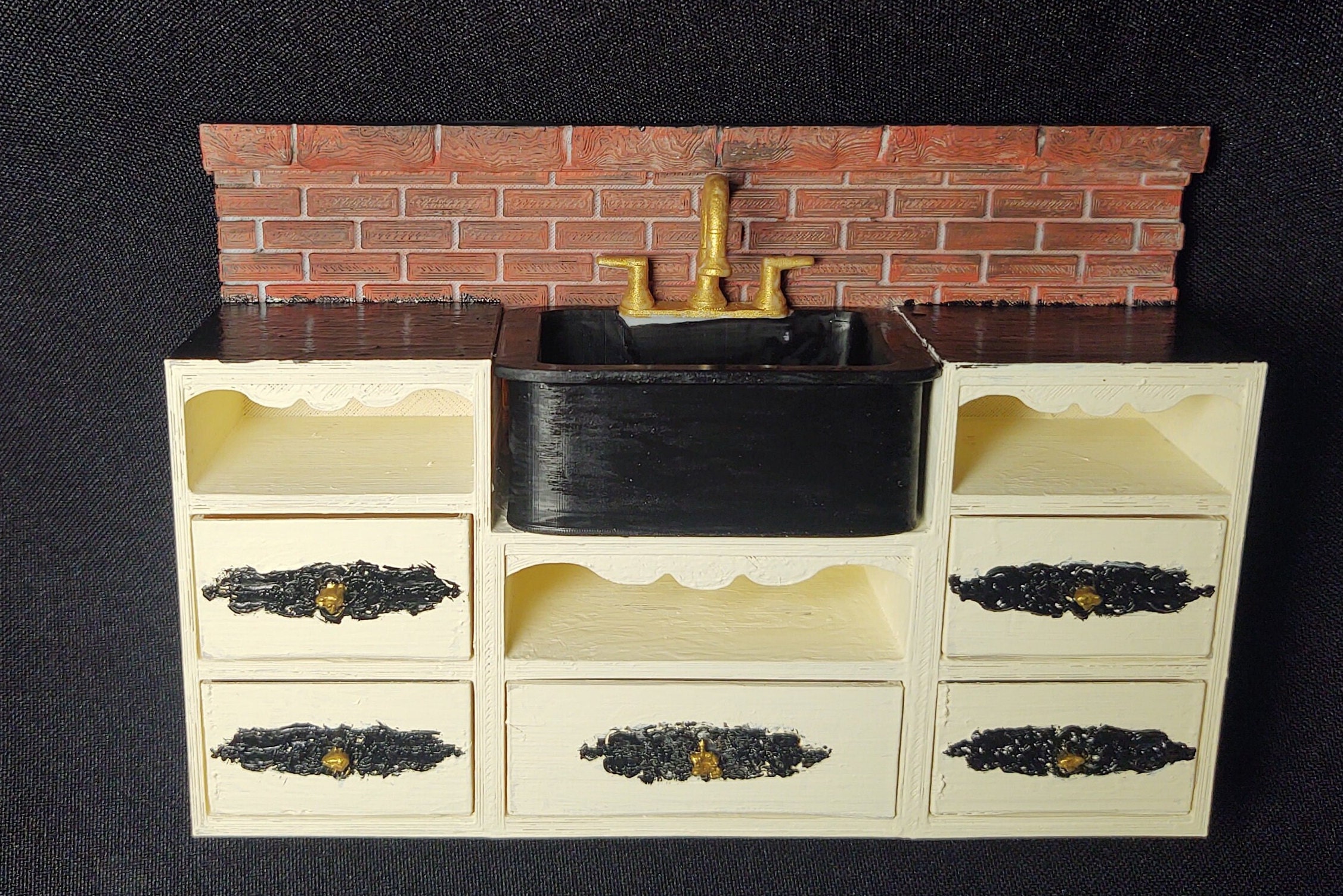 5.5" Farmhouse Kitchen Sink-brick, Stone, Unfinished - Etsy