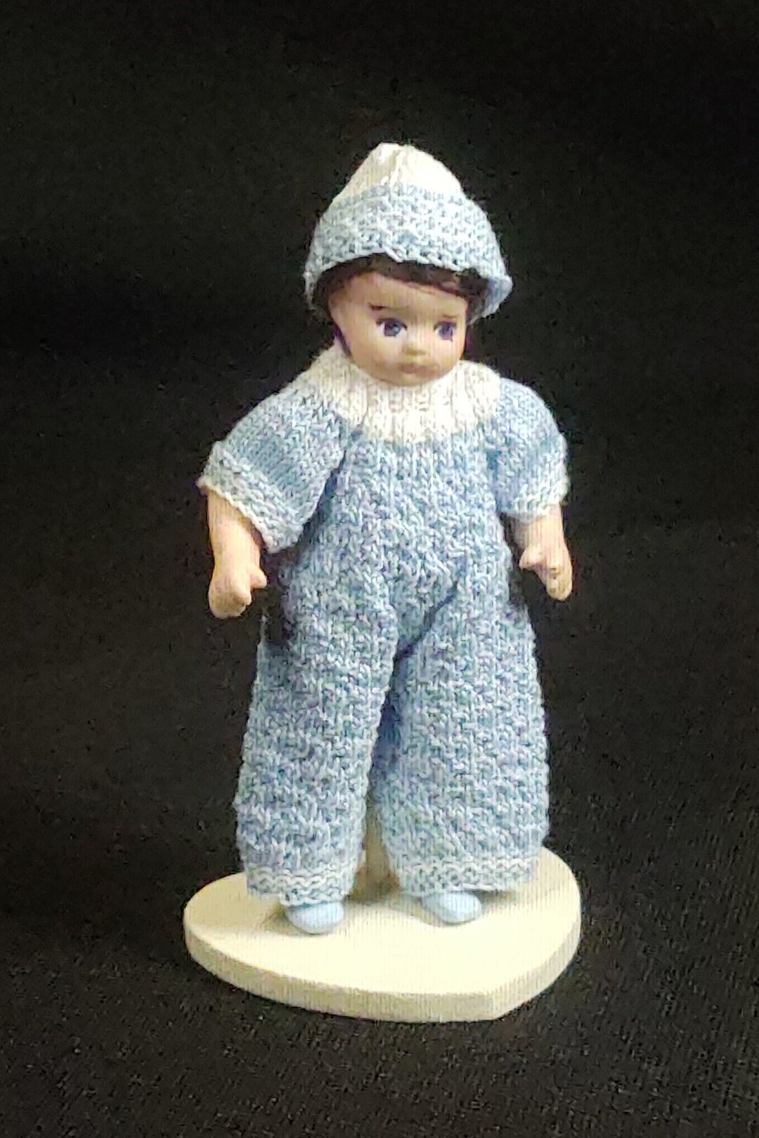 2.75" Dollhouse Doll "graham" -blue Boy Outfit - Etsy