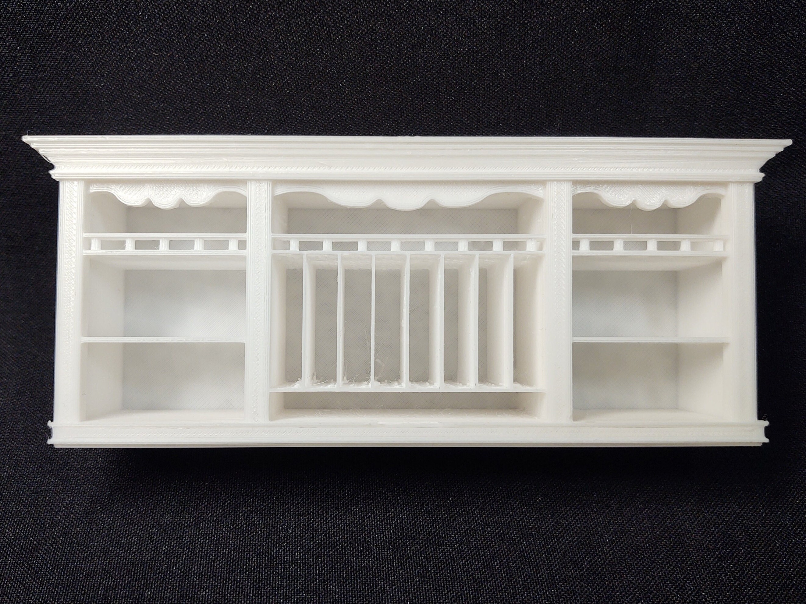 5.5" Dish Cupboard-dollhouse Kitchen Dish Display Cupboard - Etsy