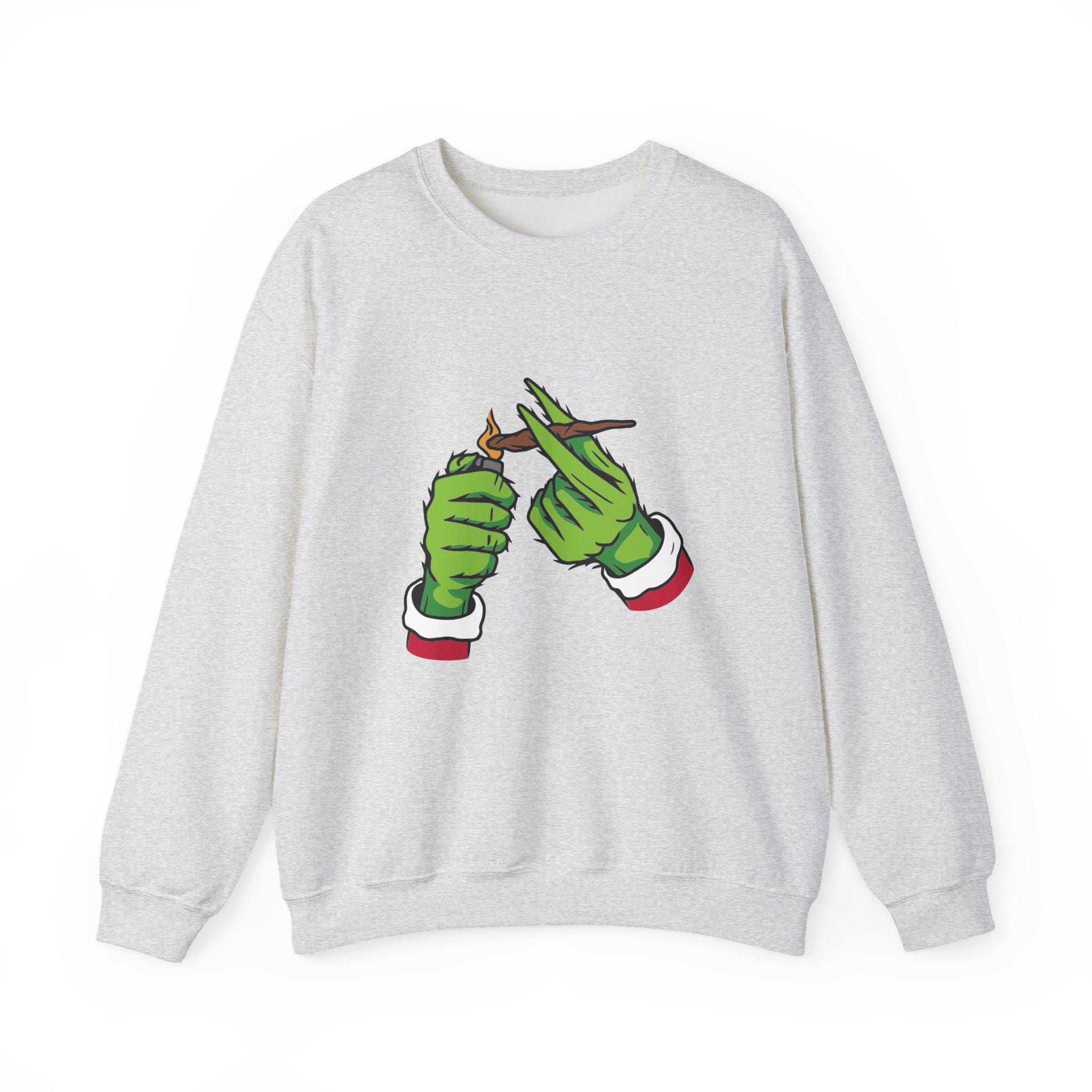 Grinch Blunt 420 Unisex Heavy Blend™ Crewneck Sweatshirt - Etsy