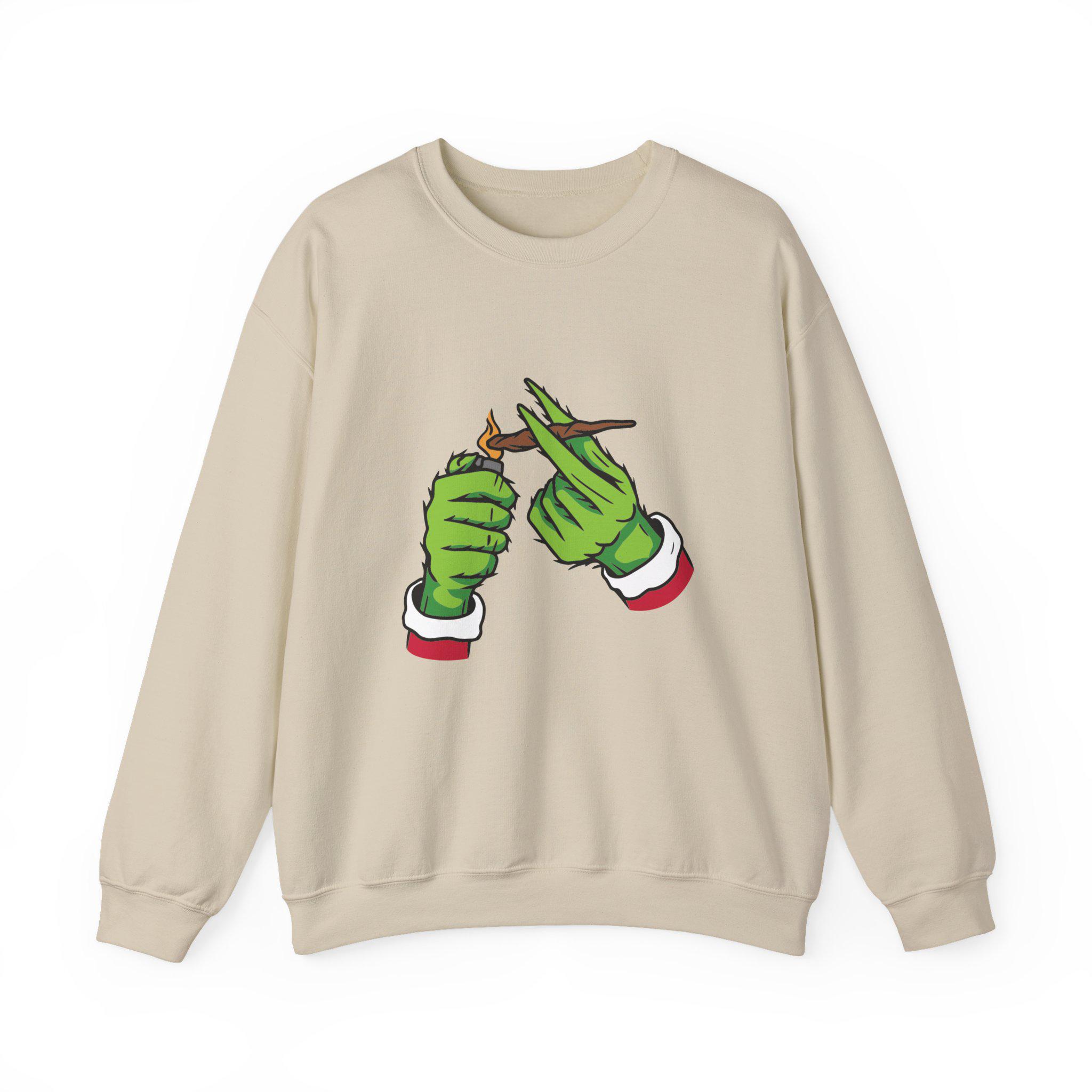 Grinch Blunt 420 Unisex Heavy Blend™ Crewneck Sweatshirt - Etsy